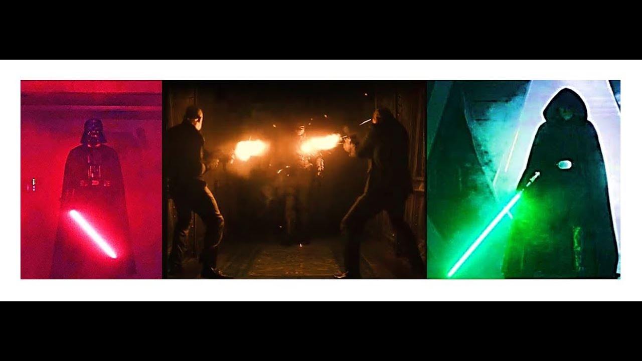 The Batman | Darth Vader | Luke Skywalker Hallway Scene Comparison ...