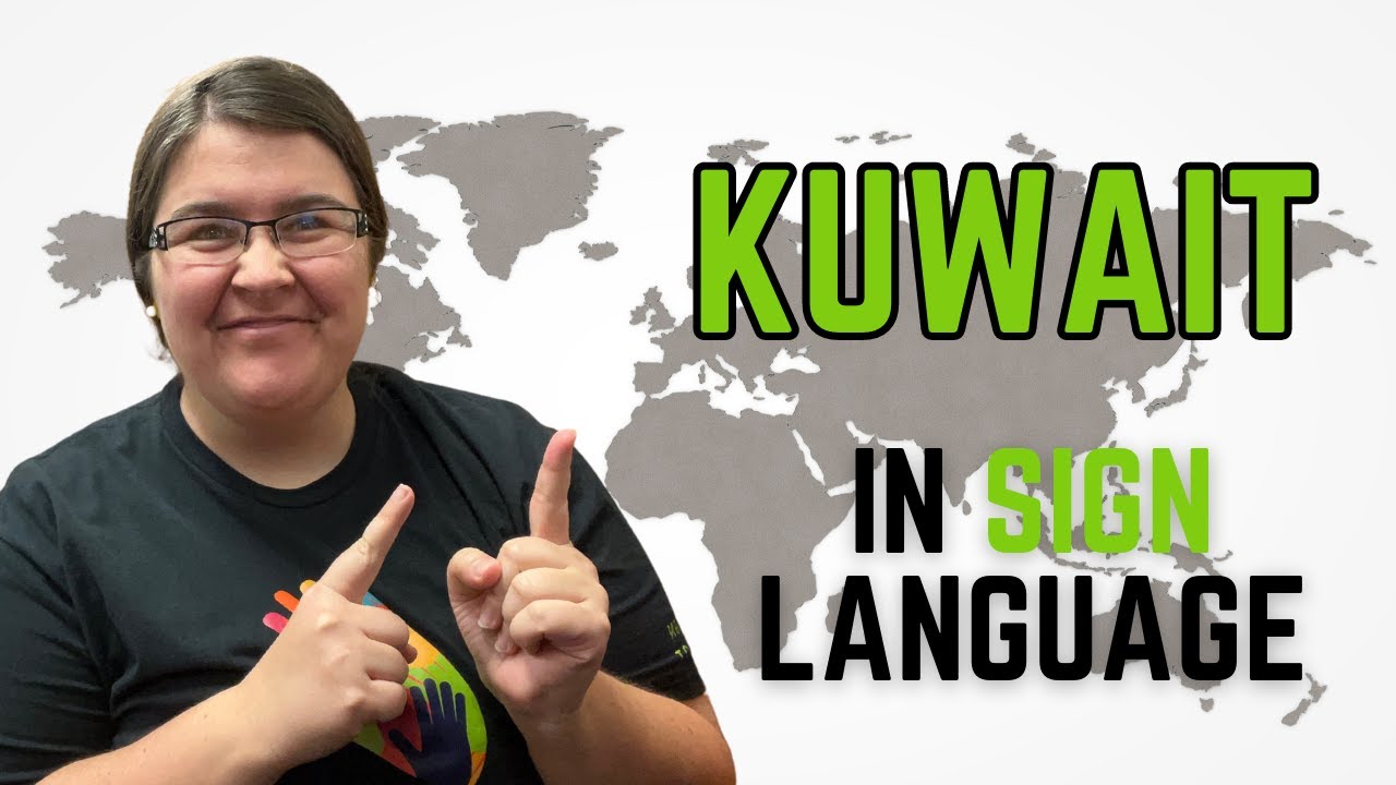How to sign Kuwait in Kuwaiti Sign Language | الكويت 🇰🇼 - YouTube