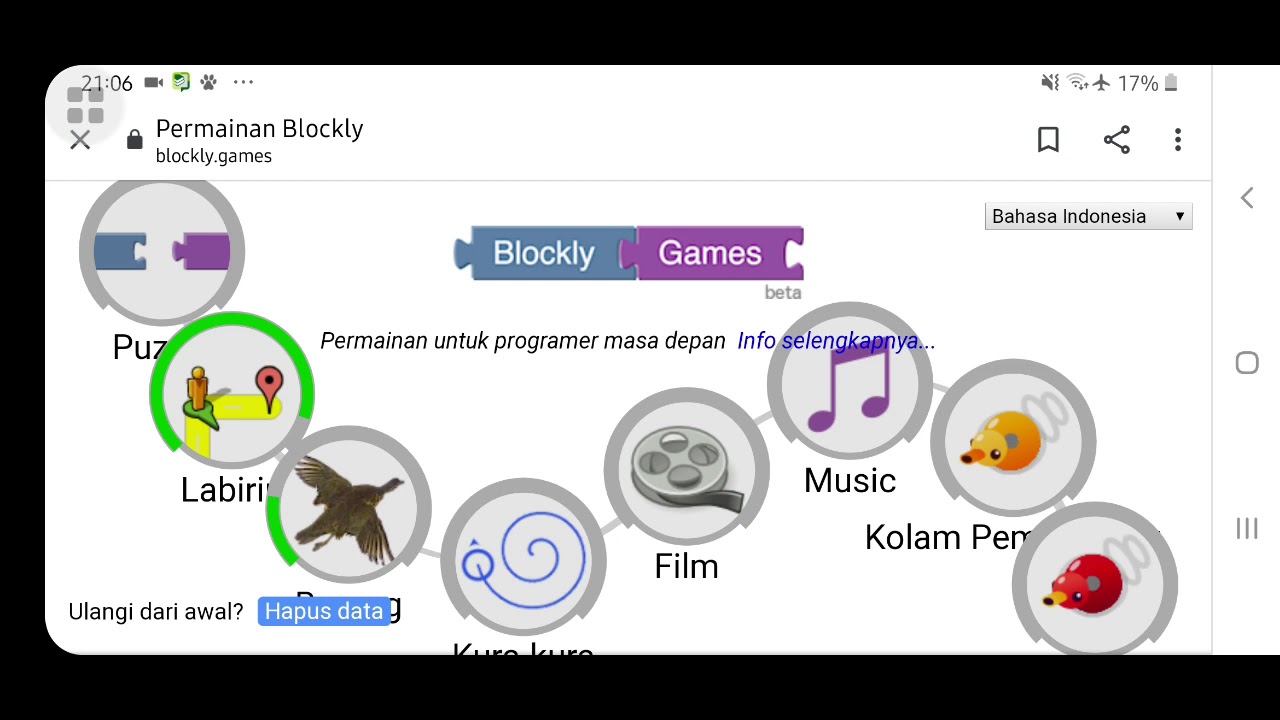 Level 1-10 LABIRIN BLOCKLY GAME. - YouTube
