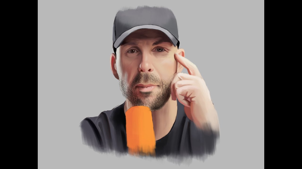 Adam Duff Portrait Painting - YouTube