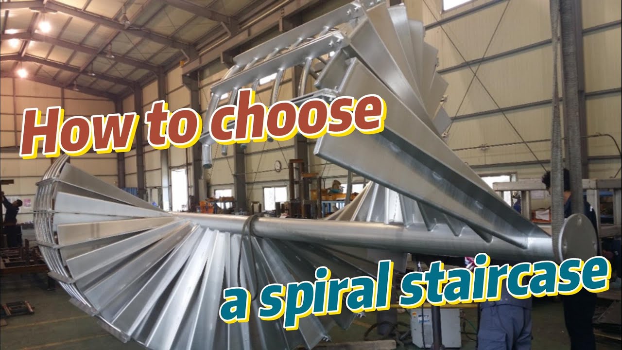 HOTSALEMETAL - Stainless steel spiral staircase factory sale - YouTube