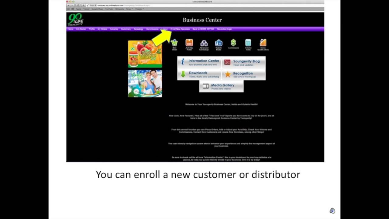 Youngevity Back Office Tutorial - YouTube
