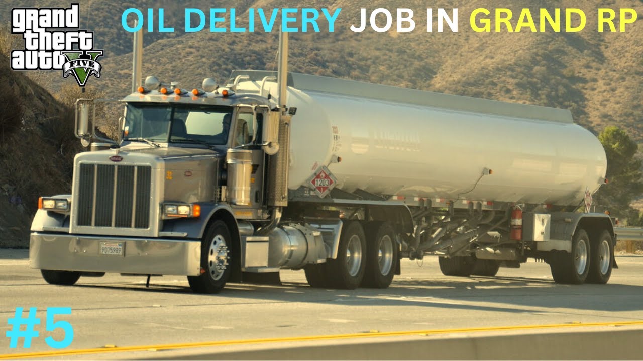 OIL DELIVERY JOB IN GRAND RP | GRAND RP LIVE STREAMING | GTA 5 | GRAND ...