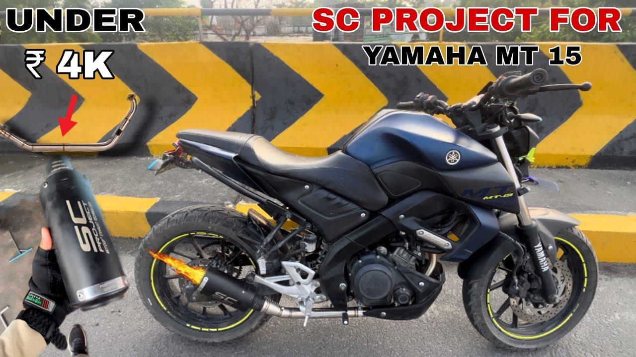 Best Exhaust For Yamaha Mt 15 | Finally Apne Bike Mt 15 Mai Sc Project ...