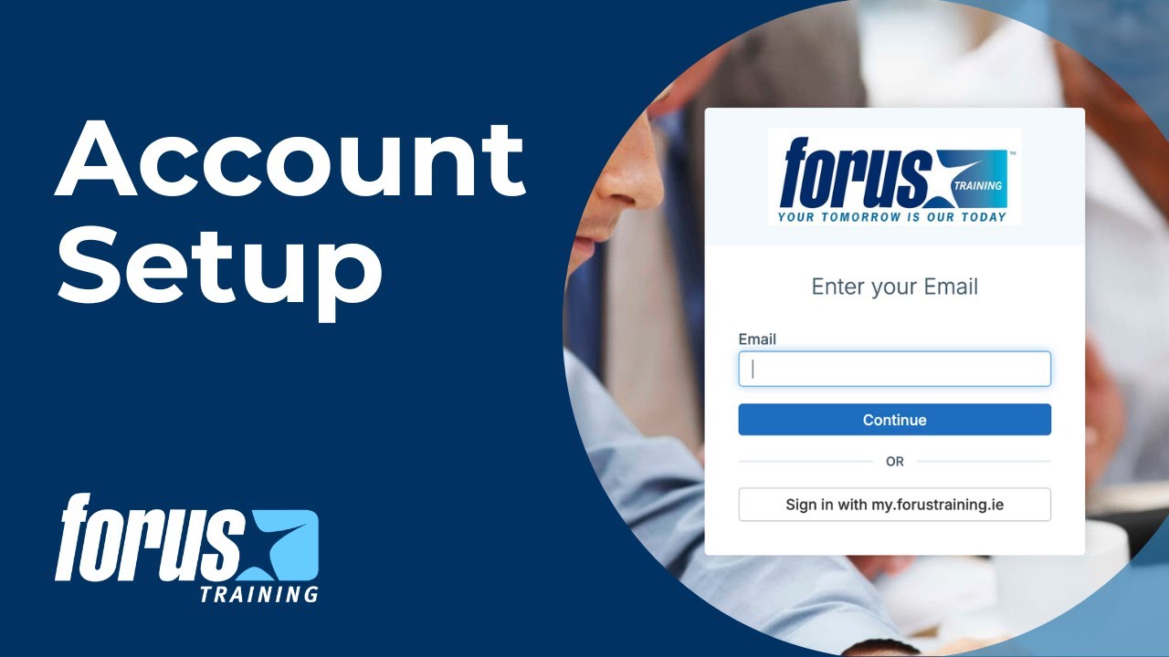 Setting Up Your Account - Forus Training - YouTube