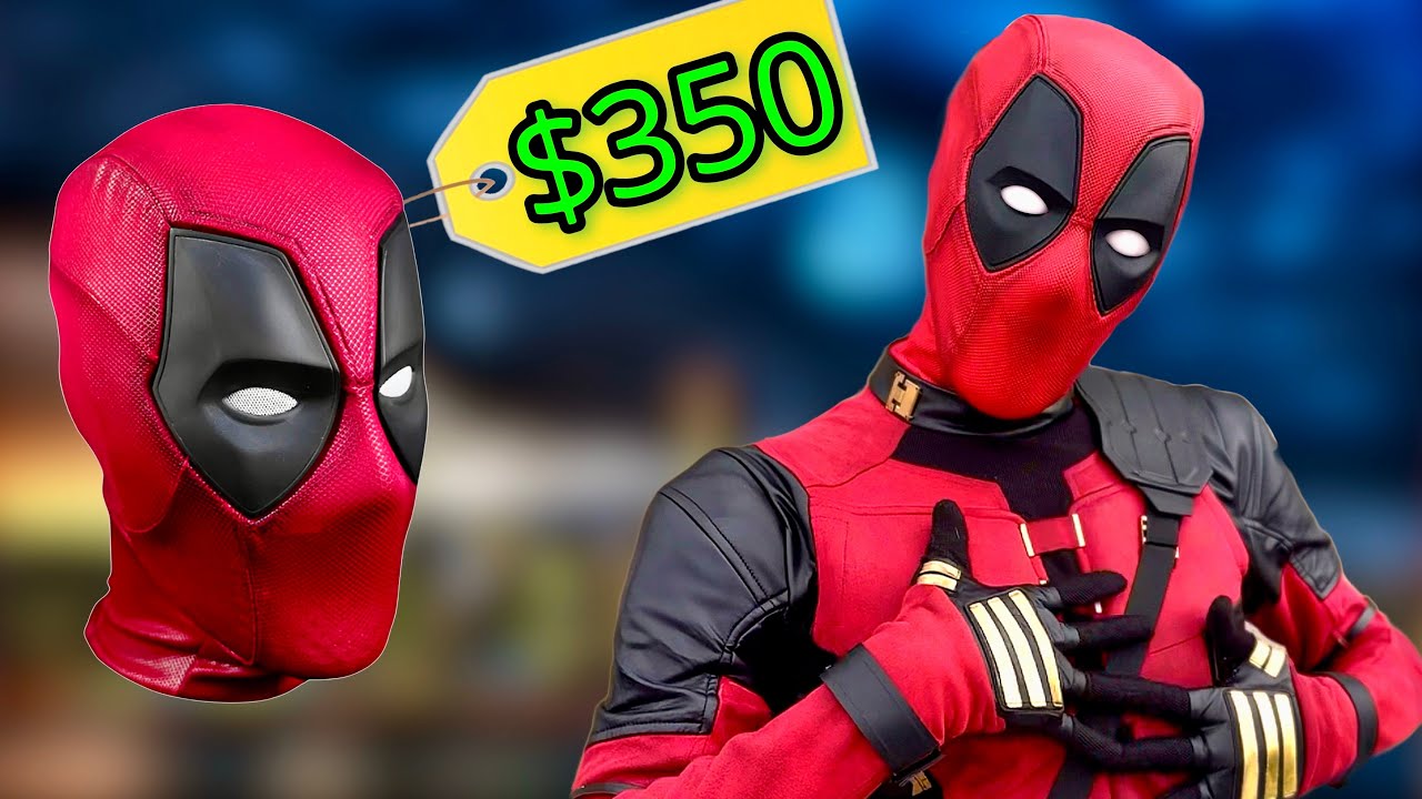 😱 I Bought THE MOST REALISTIC Deadpool Mask.. - YouTube