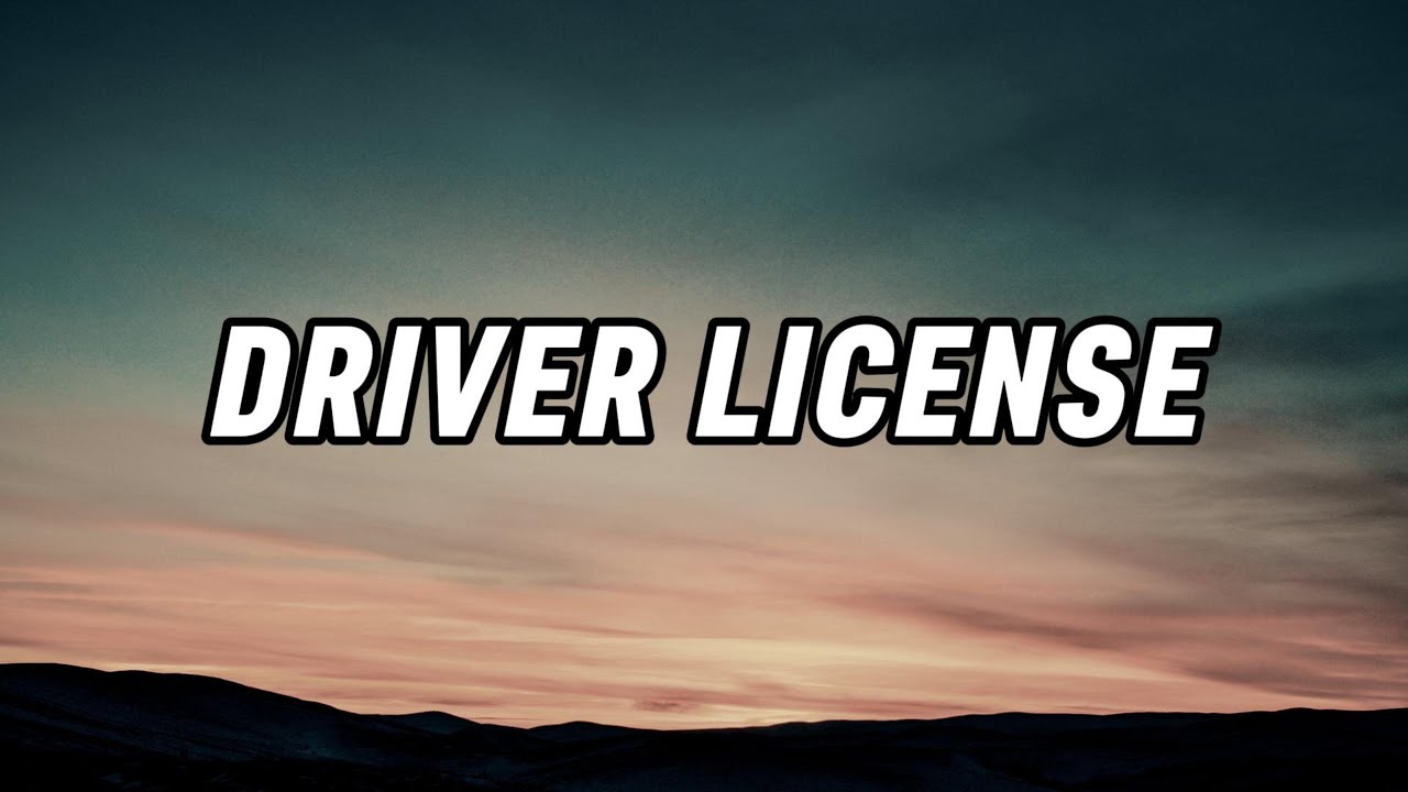 Olivia Rodrigo – drivers license (Lyrics) - YouTube