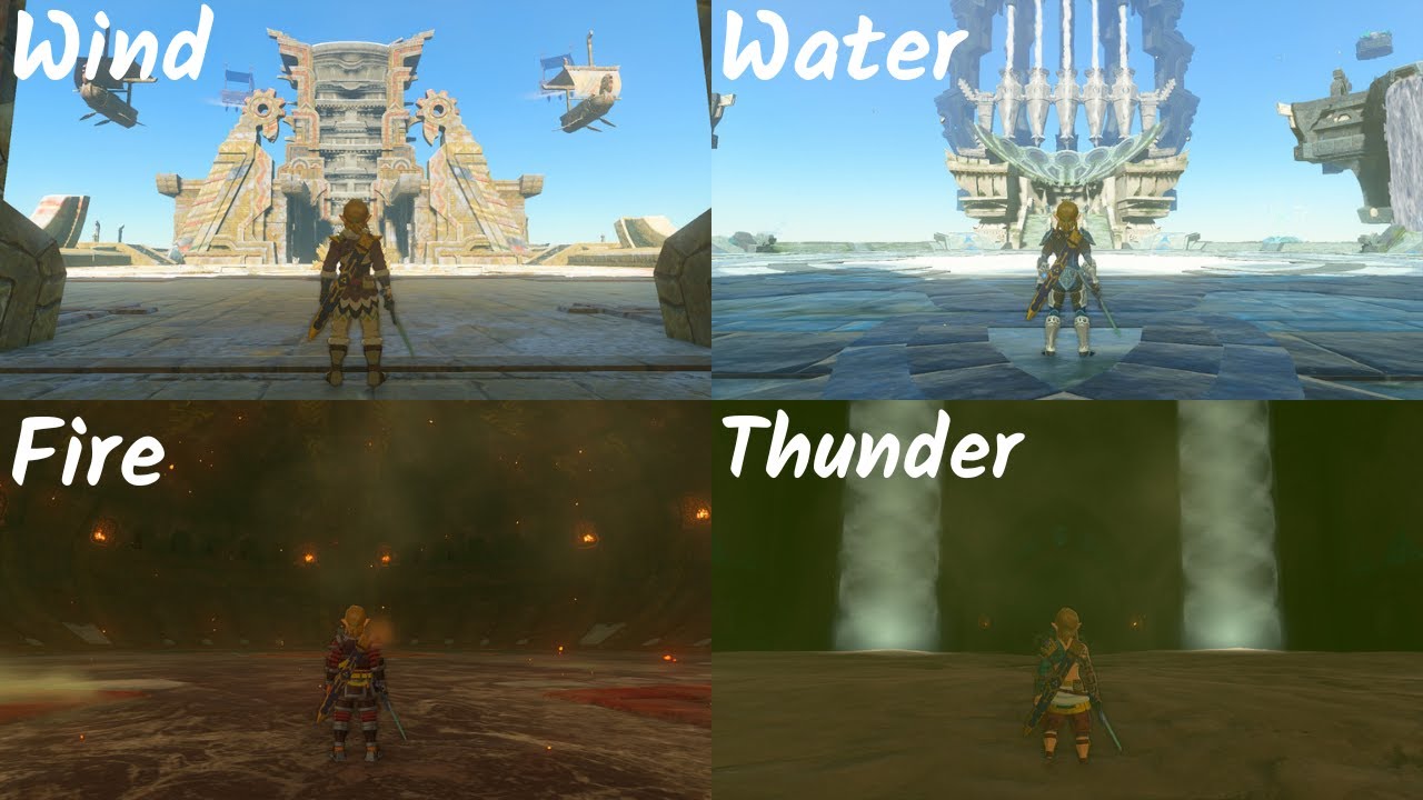 All Temple Bosses in Tears of the Kingdom! - YouTube