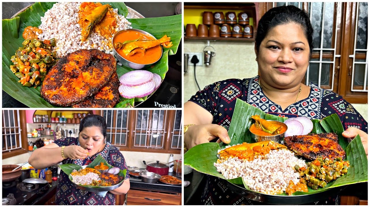 ಫುಲ್ ಫಿಶ್ ತಾಲಿ ನೆಂಟ್ರು ಬಂದ್ರೆ ಜಟ್ ಪಟಾಗಿ ಮಾಡಿ | Full Fish Meal For Guest ...