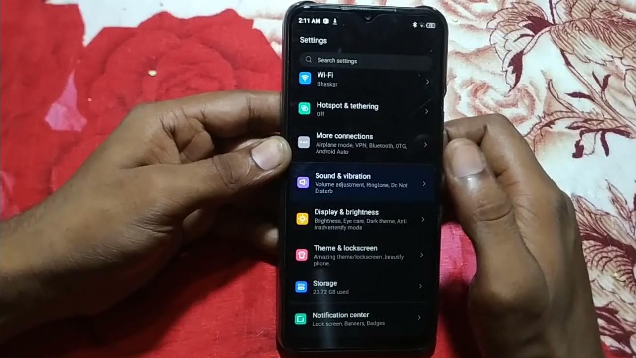 how to change ringtone tecno Spark 8c - YouTube