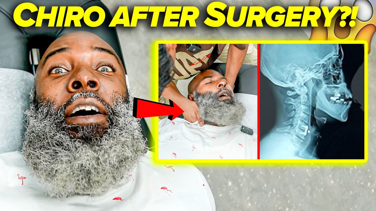 *CHIROPRACTIC AFTER NECK SURGERY?!* - Scary 1st Adjustment 😱🔥| Asmr ...