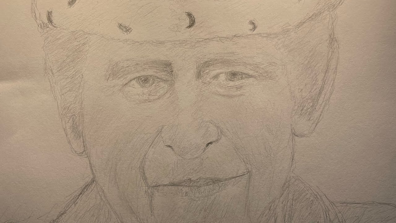 👑🇬🇧ART BY EVANGELOS🌹Pencil sketch drawing 🏼 His majesty King 👑 Charles ...