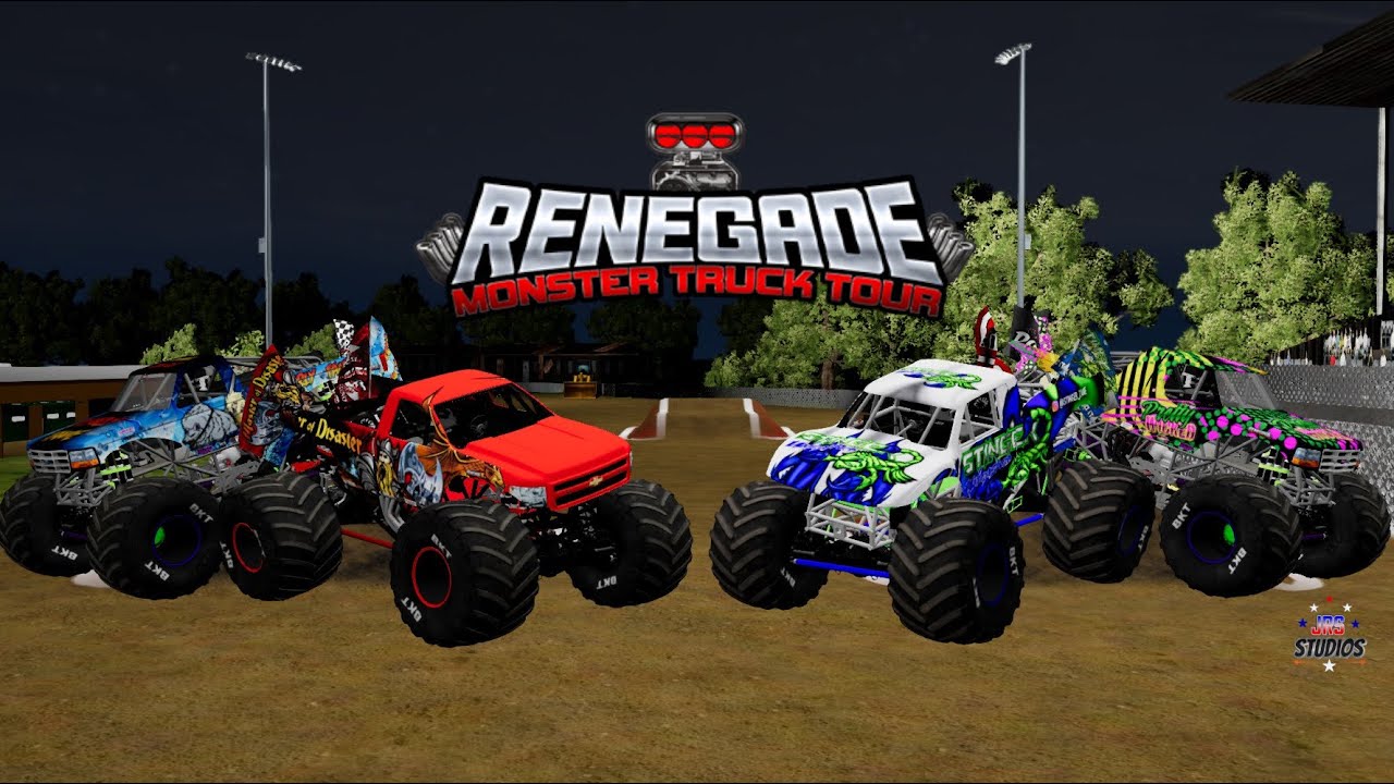 Fresno Fairgrounds 2021 | Renegade Monster Truck Tour | 4 Truck ...