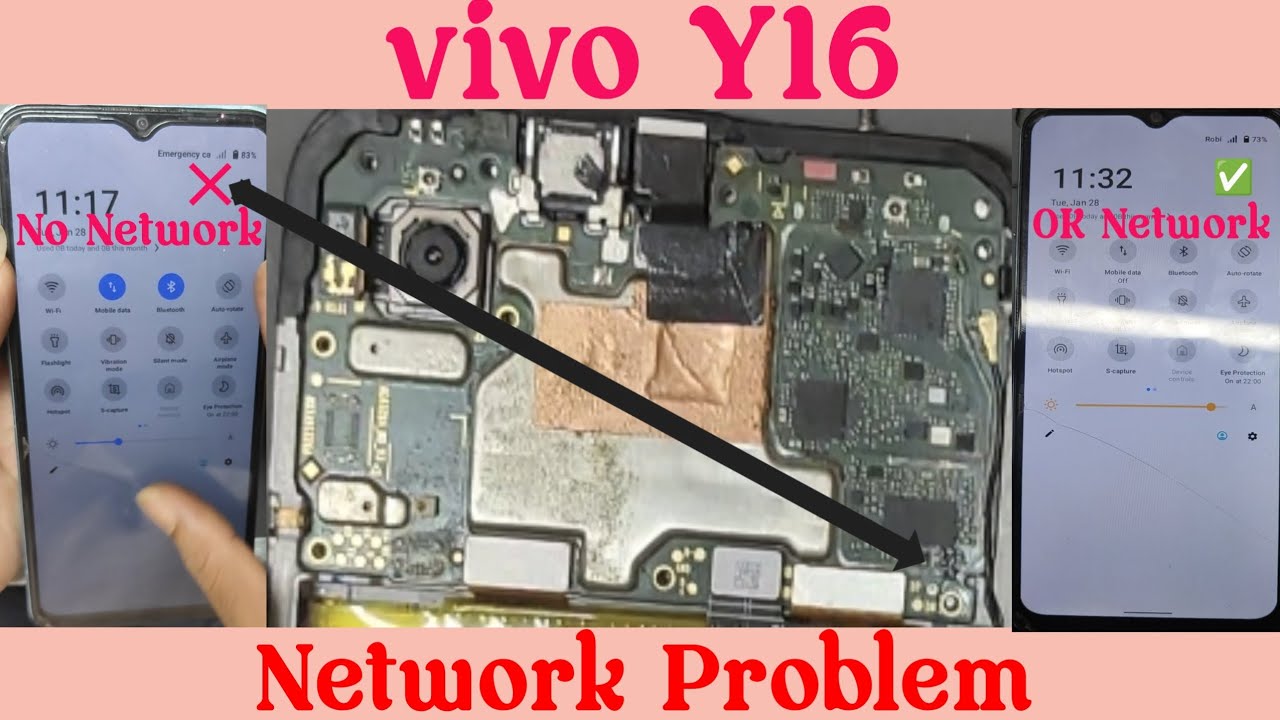 How To Repair Vivo Y16 Network Problem No Network Or Repairing To ...