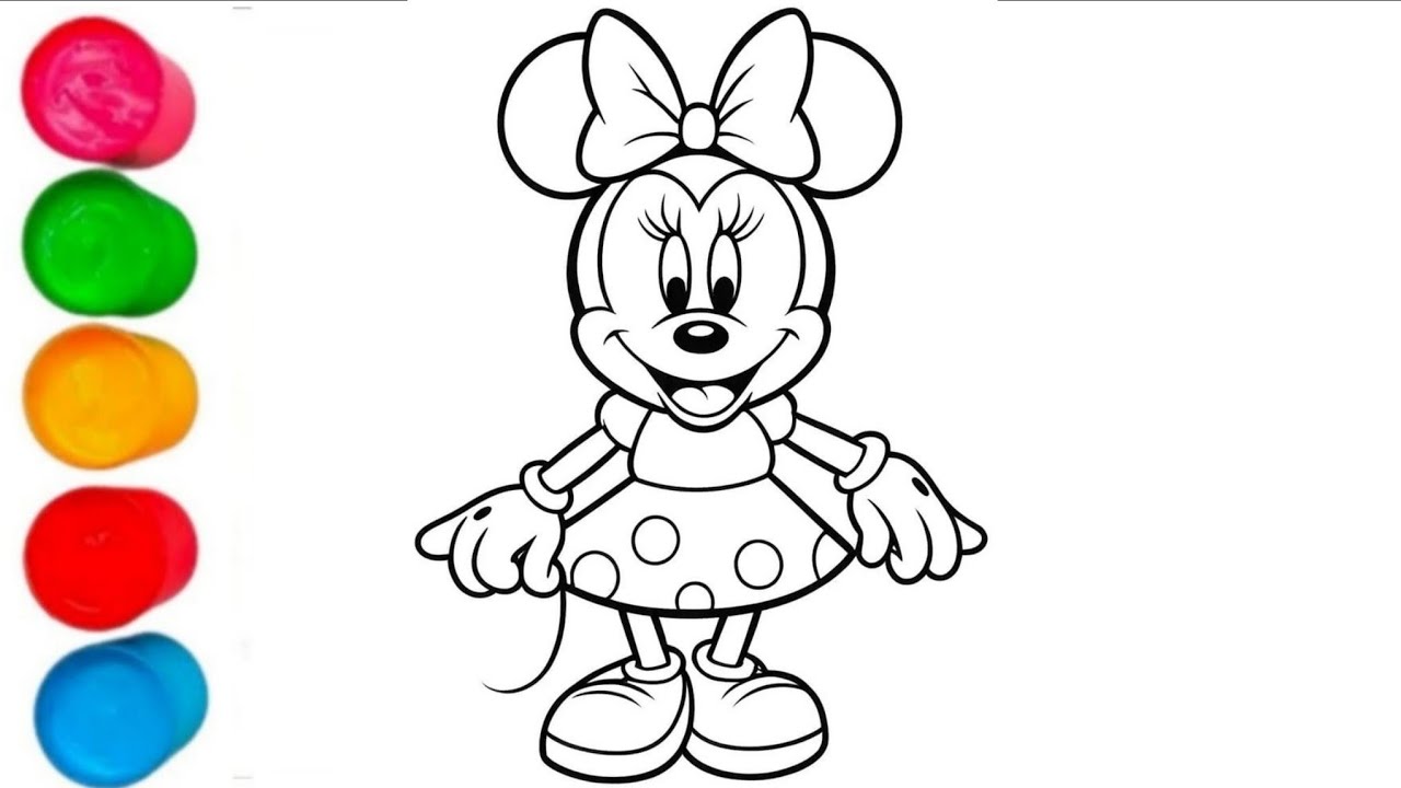 Mickey mouse drawing and colouring for kids| Toddler | How to draw ...