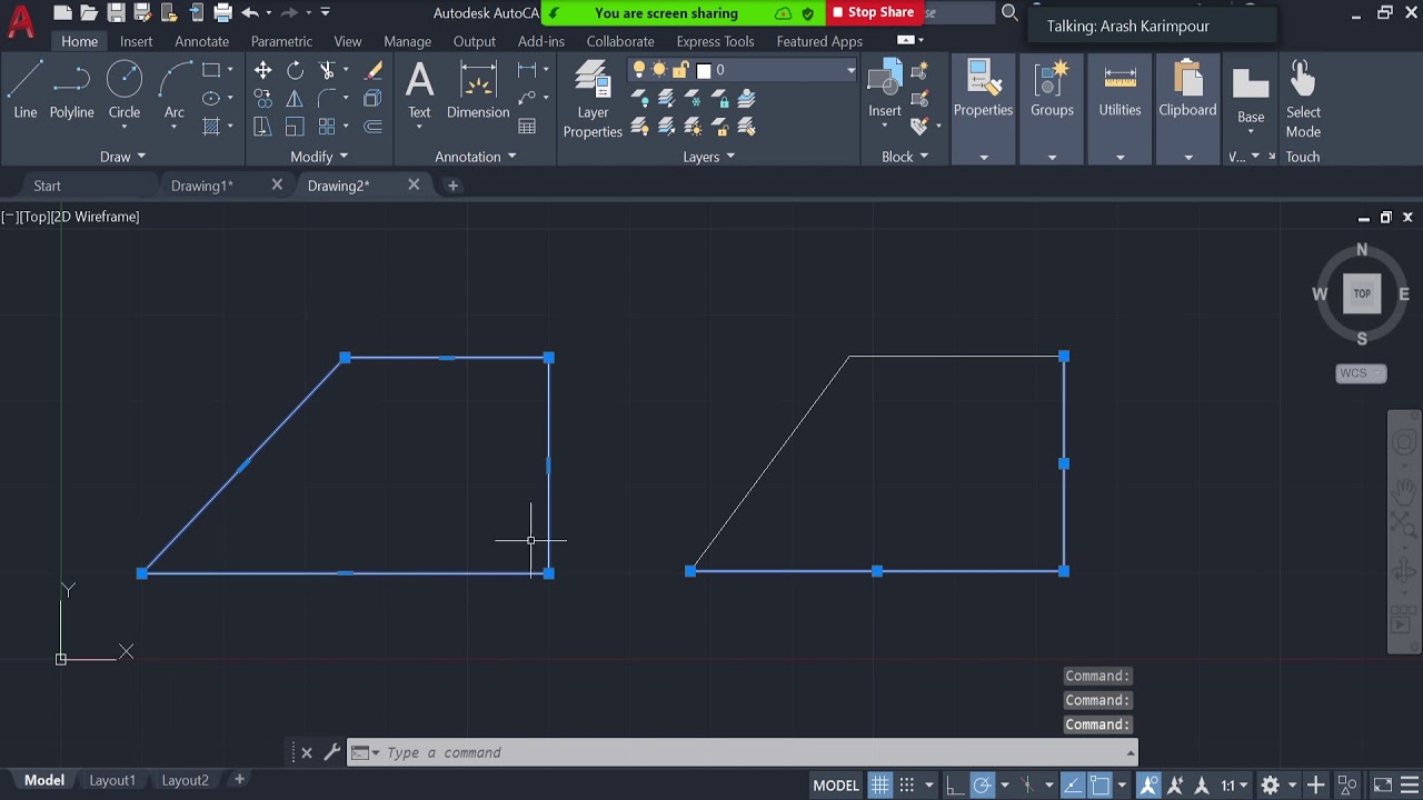 20: Polyline (AutoCAD Tutorial) - YouTube