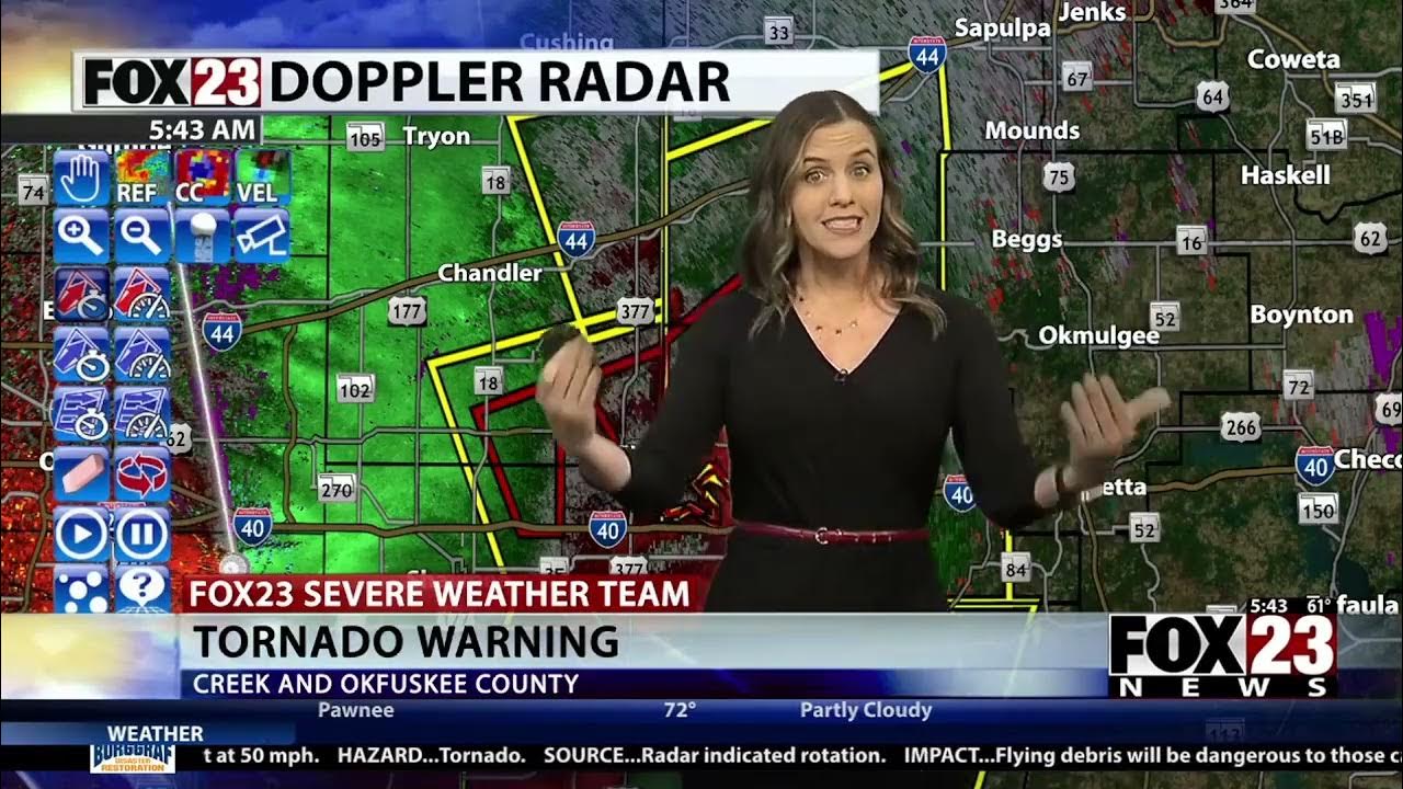 KOKI FOX 23 Severe Weather Coverage April 26, 2024 - YouTube