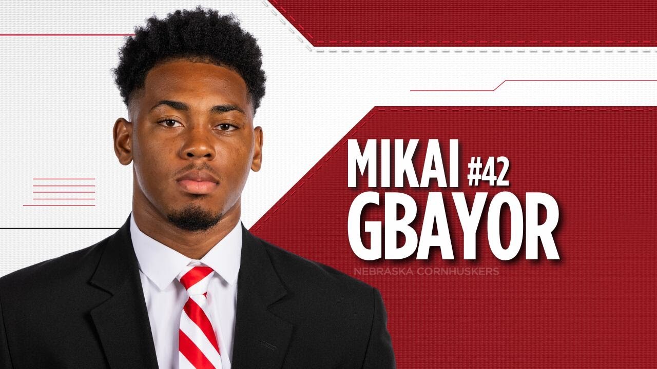 FULL VIDEO: Nebraska LB Mikai Gbayor Post-Practice Press Conference (8 ...