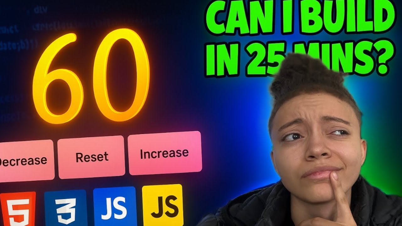 Can I Build A Counter With Html Css And Javascript In 25 Minutes The 6458