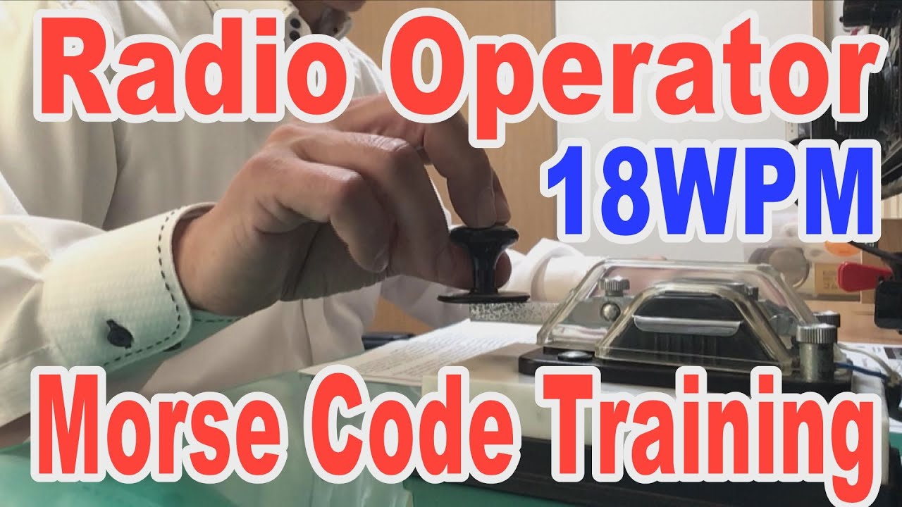 【Morse】In Japan, there is morse code exam for radio operator. This is ...