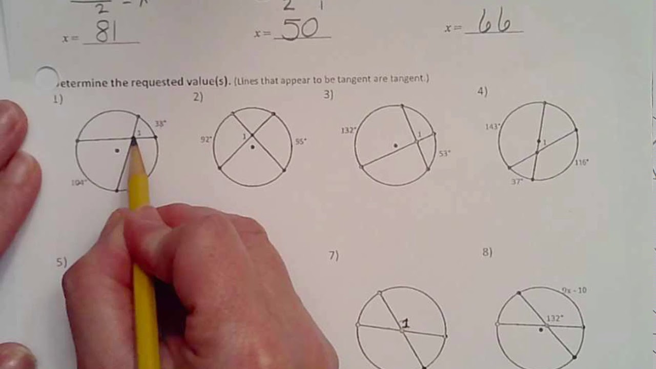 Vertex inside Circle - YouTube