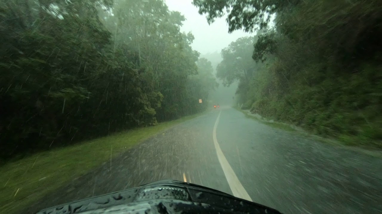 Riding in Hail Storm - YouTube