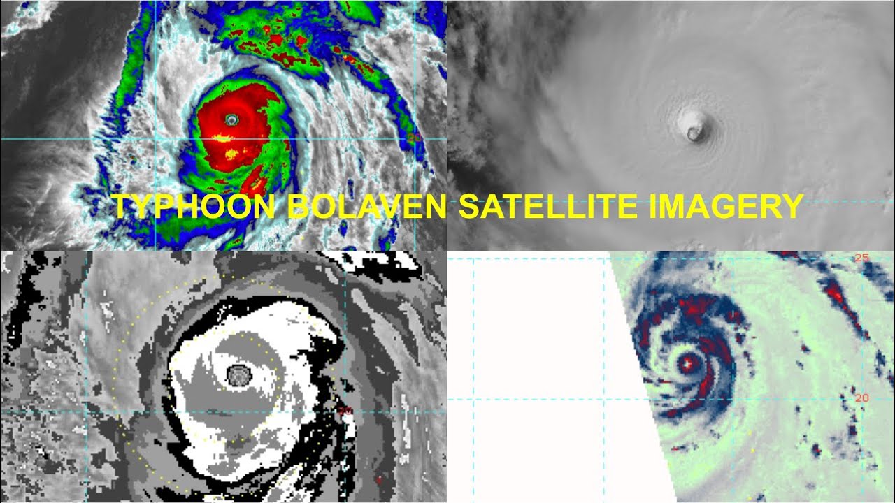 Super Typhoon Bolaven 2023 Satellite Imagery - YouTube