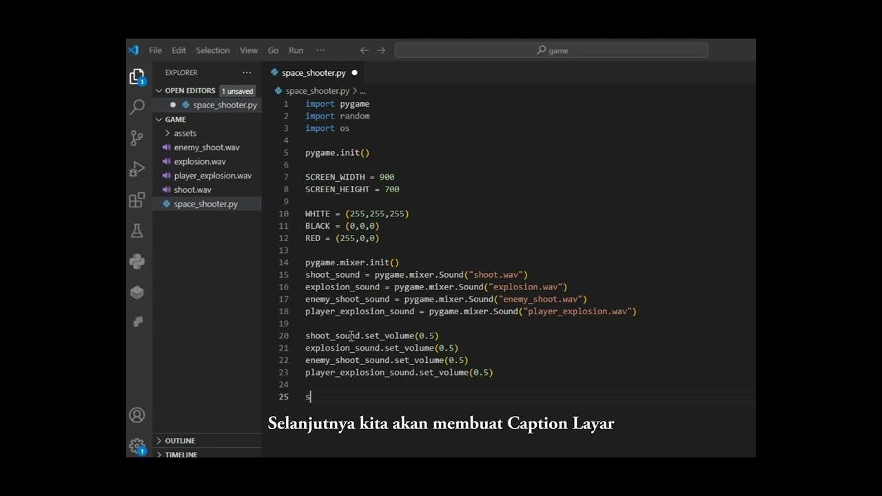 Tutorial Membuat Game Sederhana Menggunakan Python - YouTube
