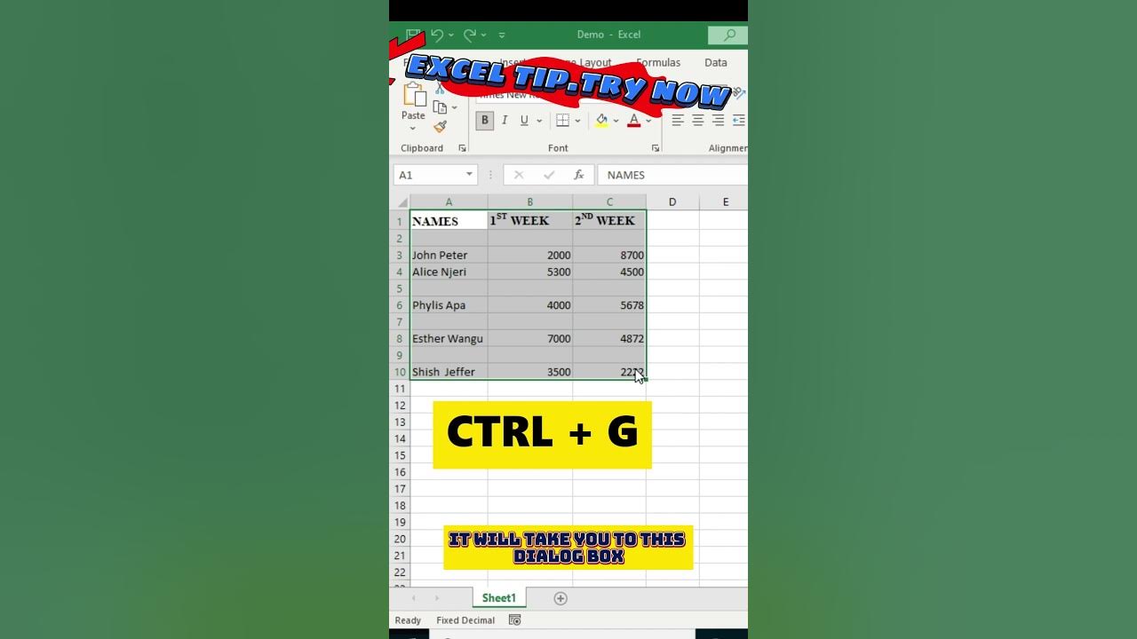 Excel Tiphow To Delete Blank Rowsexceltips Exceltutorial Excelhacks Youtube