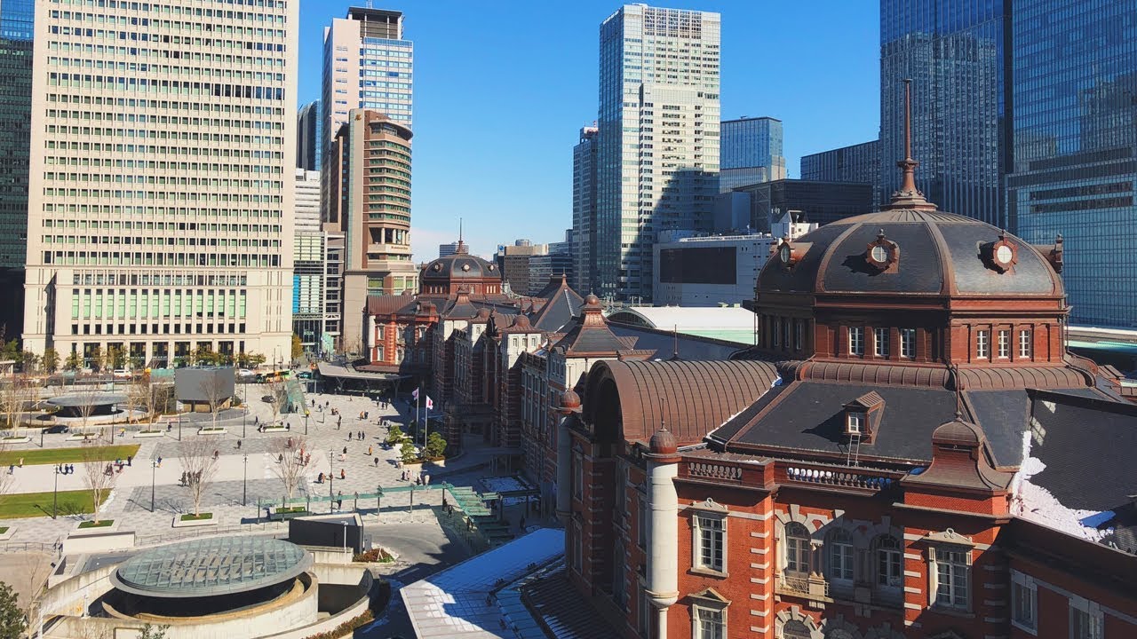 JR Chuo Line Walking tour | Tokyo station to Ichigaya station Part1 ...