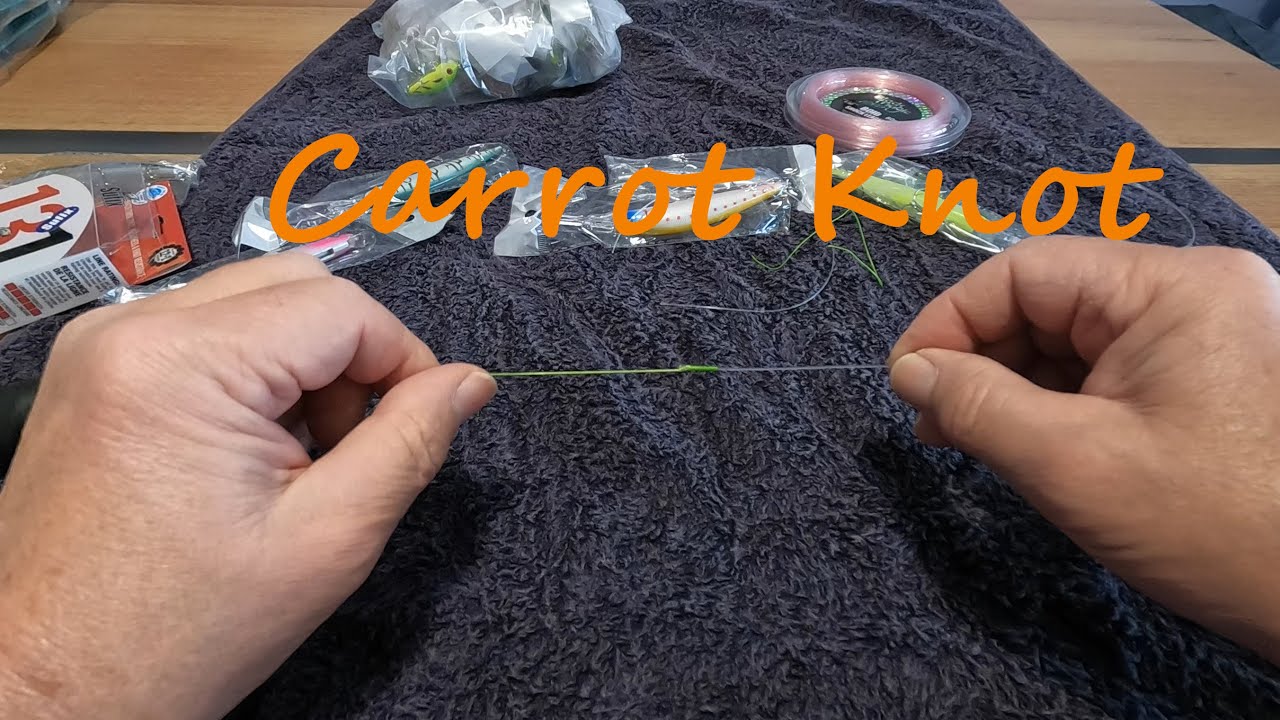 How To Tie A Carrot Knot - YouTube