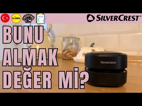 MINI MASAÜSTÜ ELEKTRIKLI SÜPÜRGE SilverCrest 1.5 C1 TÜRKÇE TURKISH LIDL