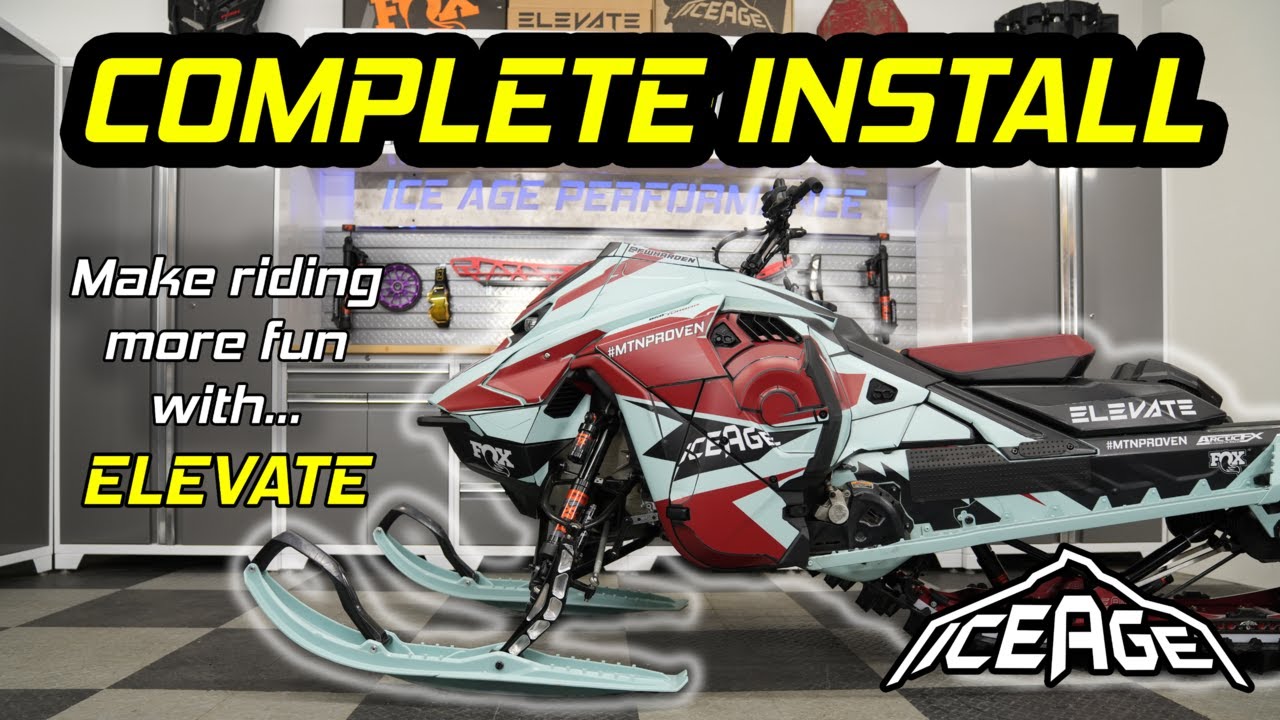 ICEAGE ELEVATE Install & Overview - SKI-DOO / LYNX - YouTube
