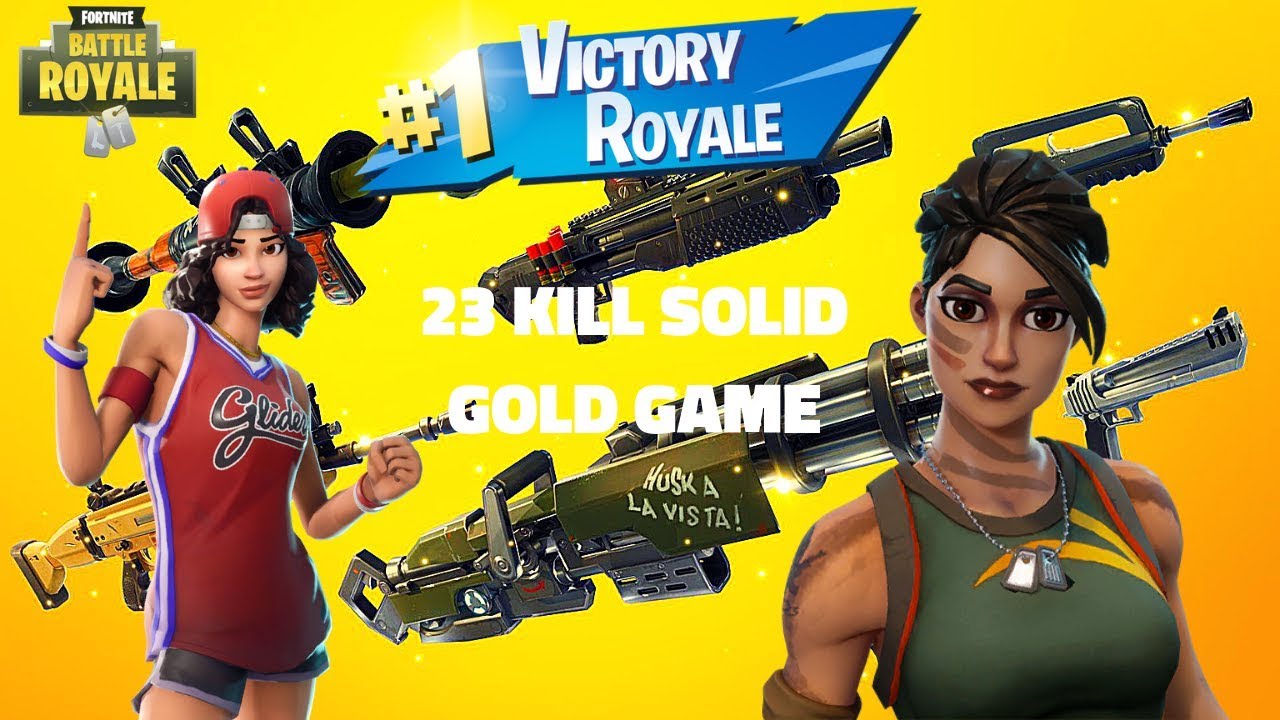 23 KILL SOLID GOLD DUO GAME! - YouTube
