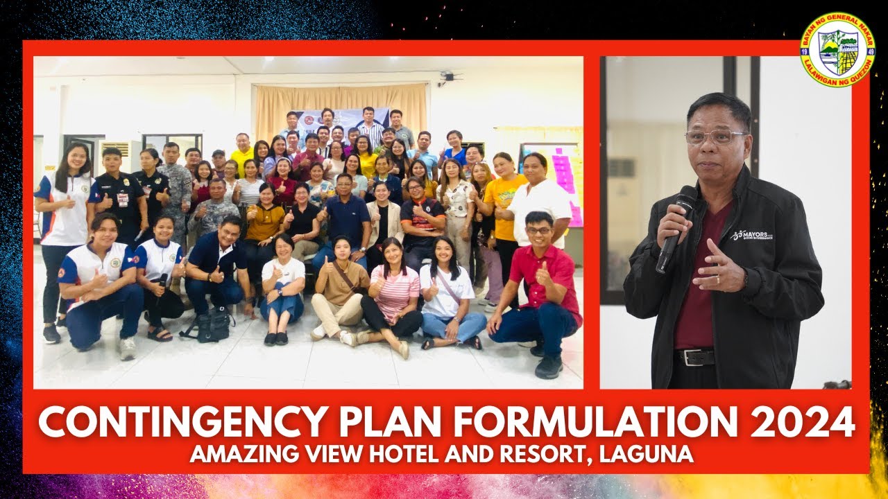 Contingency Plan Formulation 2024 | MDRRMO General Nakar, Quezon - YouTube