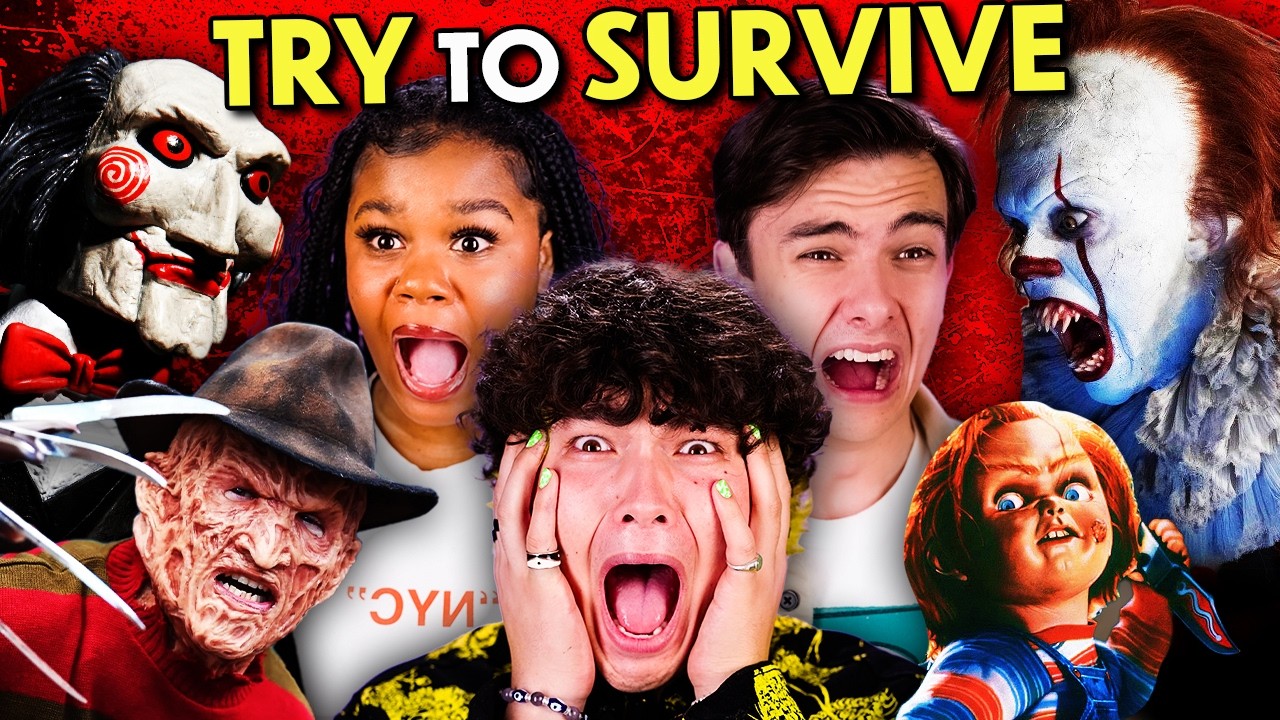 Teens Try To Survive This Horror Escape Room! - YouTube