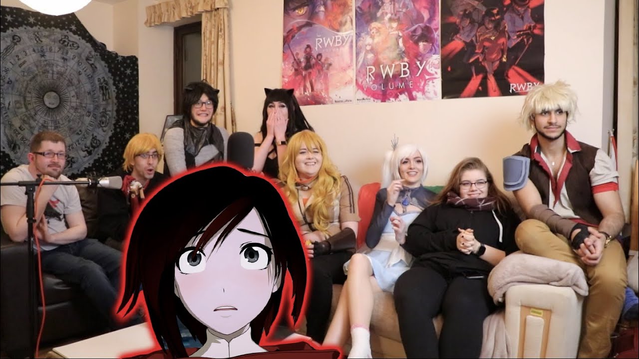 RWBY Volume 6 Chapter 13 Group Reaction - Indomitable Ruby Rose - YouTube