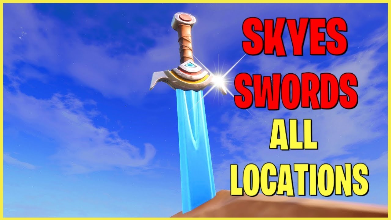 Search Skye's Sword in a Stone Found in High Places - Fortnite Skye's ...