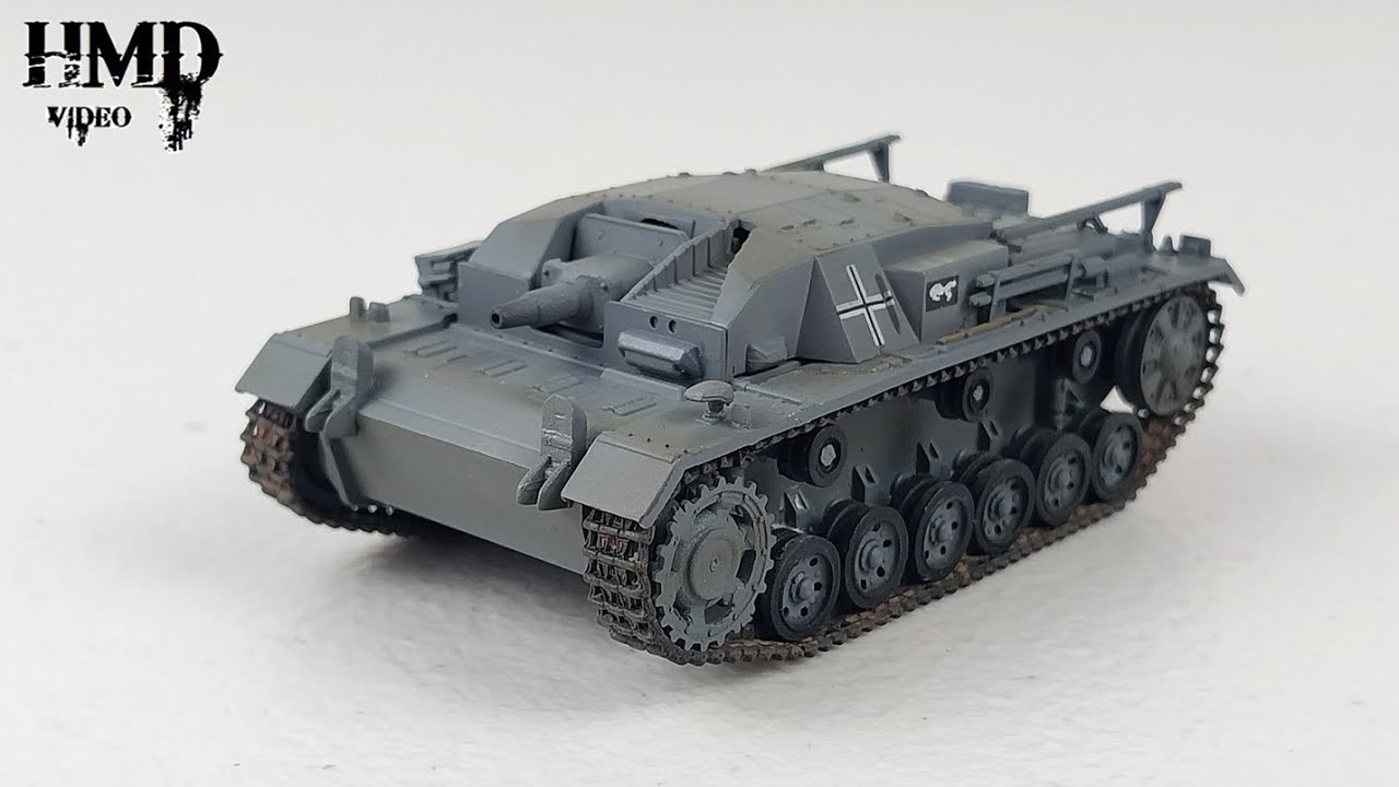 German WW2 Tank Destroyer StuG III, Easy Model 1:72 Model Review - YouTube