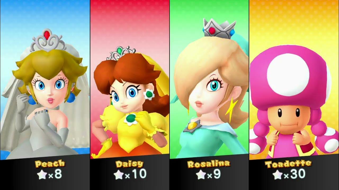 [마리오 파티10] 유령의 길 공주 복숭아 Vs 데이지 공주 Vs 로젤리나 Vs 두꺼비 (마스터 난이도) - YouTube