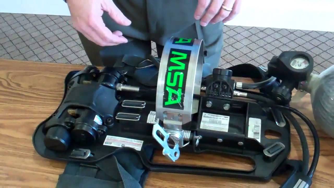 Sunbelt Fire showing the MSA SCBA Cylinder Band - YouTube