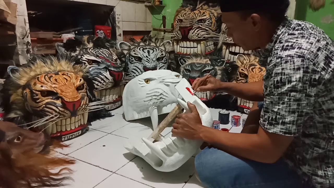 macan kaduk,Pengecatan macanan ala bang tutus singo sakti - YouTube