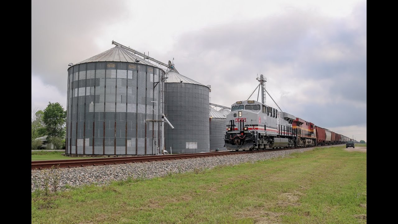 Railfanning Rosenberg, TX 4/7/2020 Ft. KCSM Gray, Executive MAC, KCS 4859,+More! - YouTube