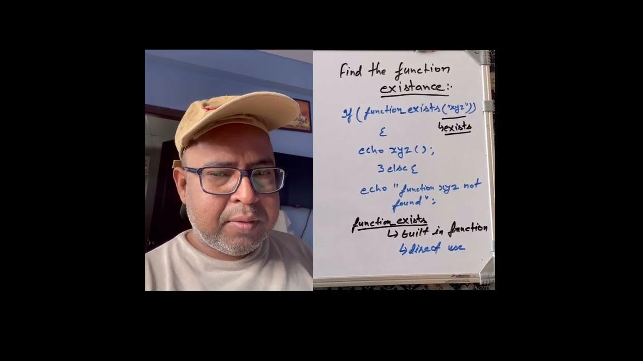 PHP Part27: Php check function exists #php #check #exist #exists # ...