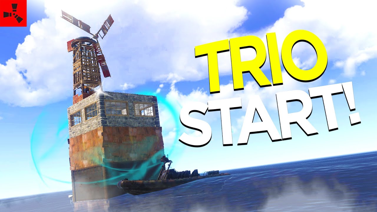 TRIO is Back & We Live on the OCEAN.. (TRIO VANILLA RUST #1 S11) - YouTube