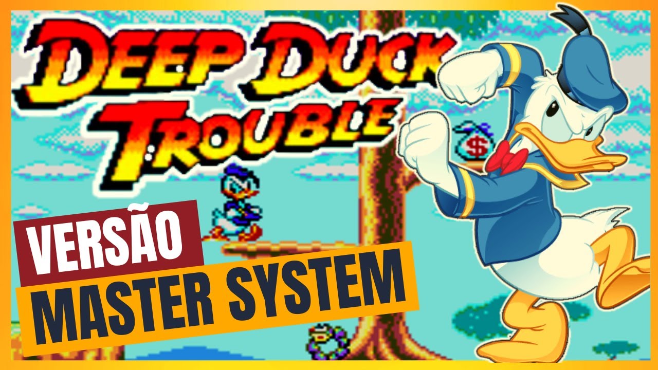 PATO DONALD: DEEP DUCK TROUBLE [MASTER SYSTEM] GAMEPLAY/DETONADO/FULL ...