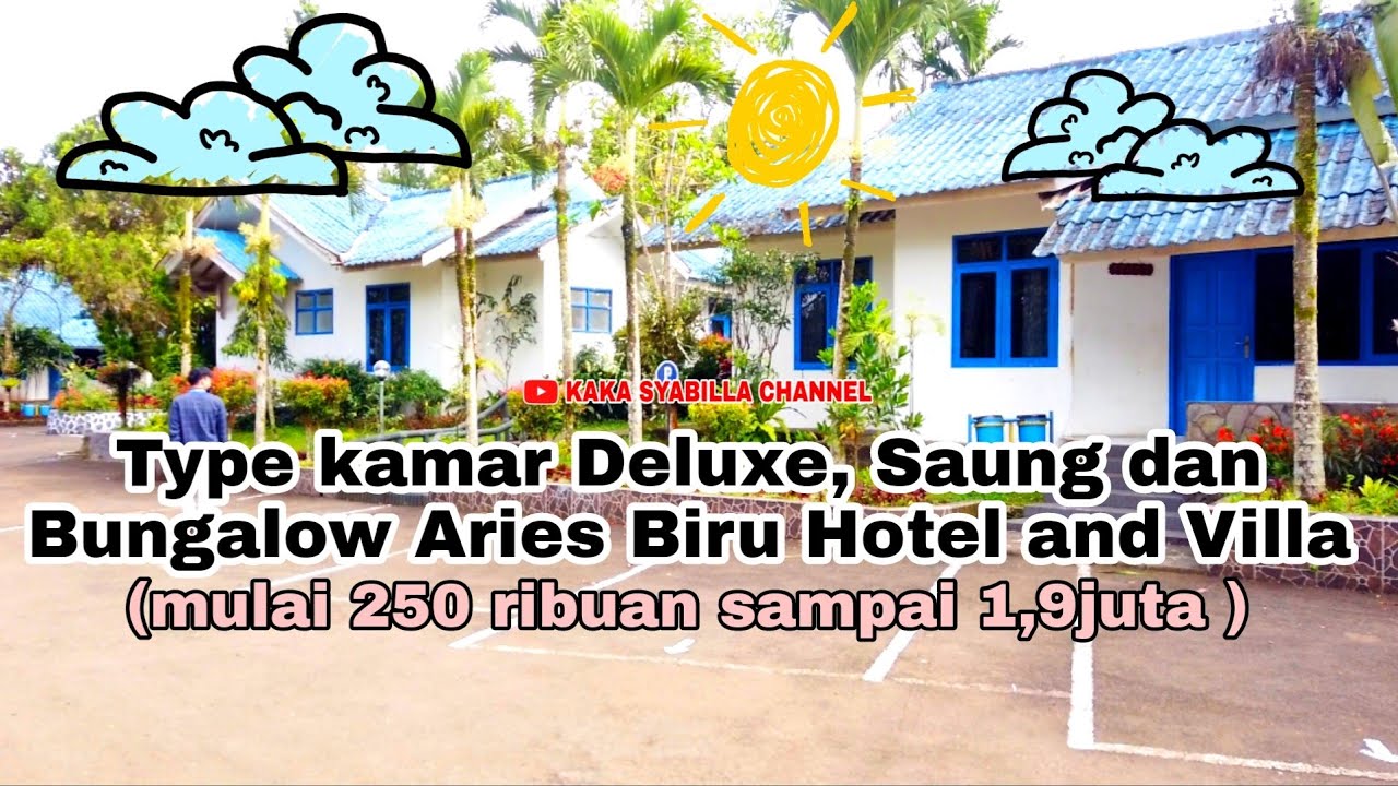 Type kamar Deluxe, Saung dan Bungalow Aries Biru Hotel and Villa (mulai ...