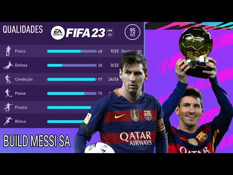 Build Messi (SA/CF) - Como subir de over no modo carreira jogador fifa ...