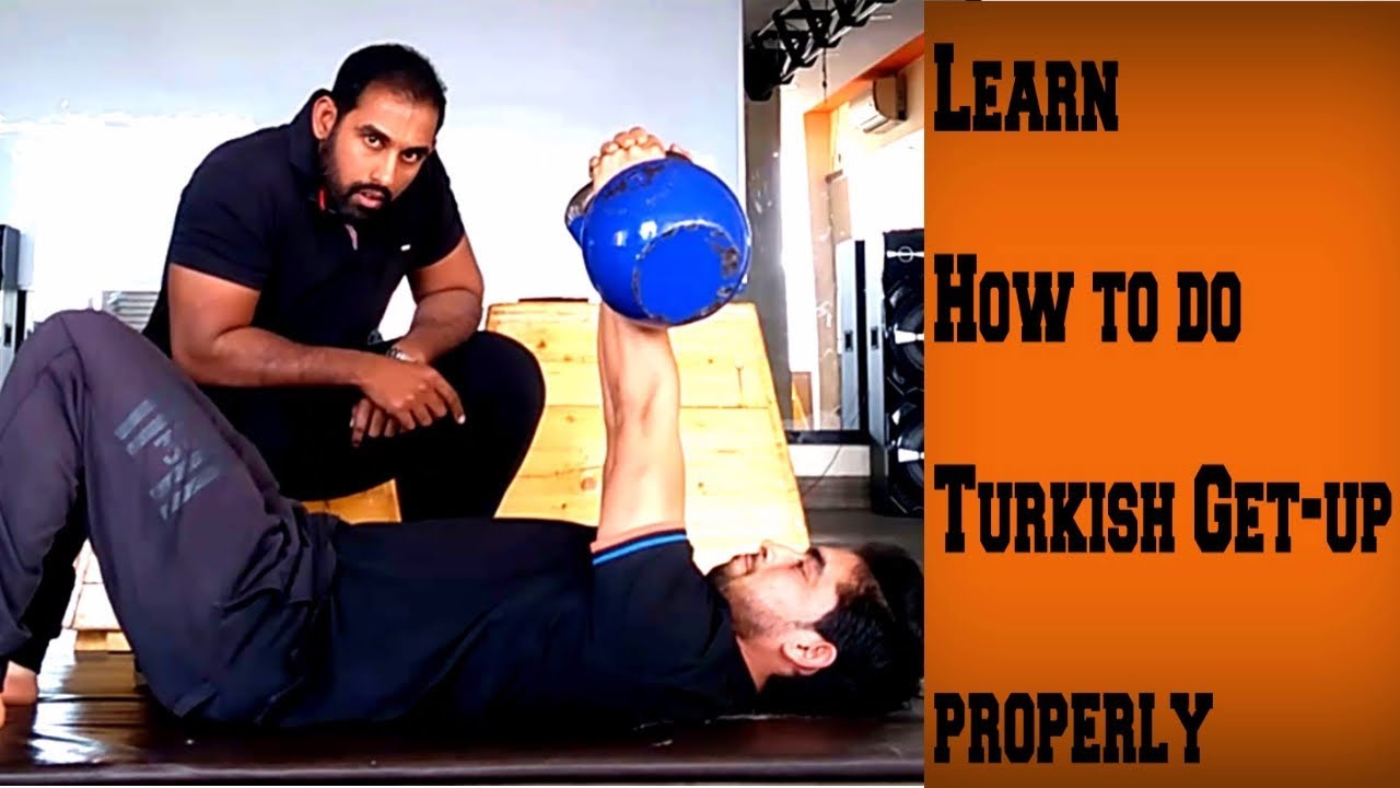 Learn how to do Turkish Get-up properly - YouTube