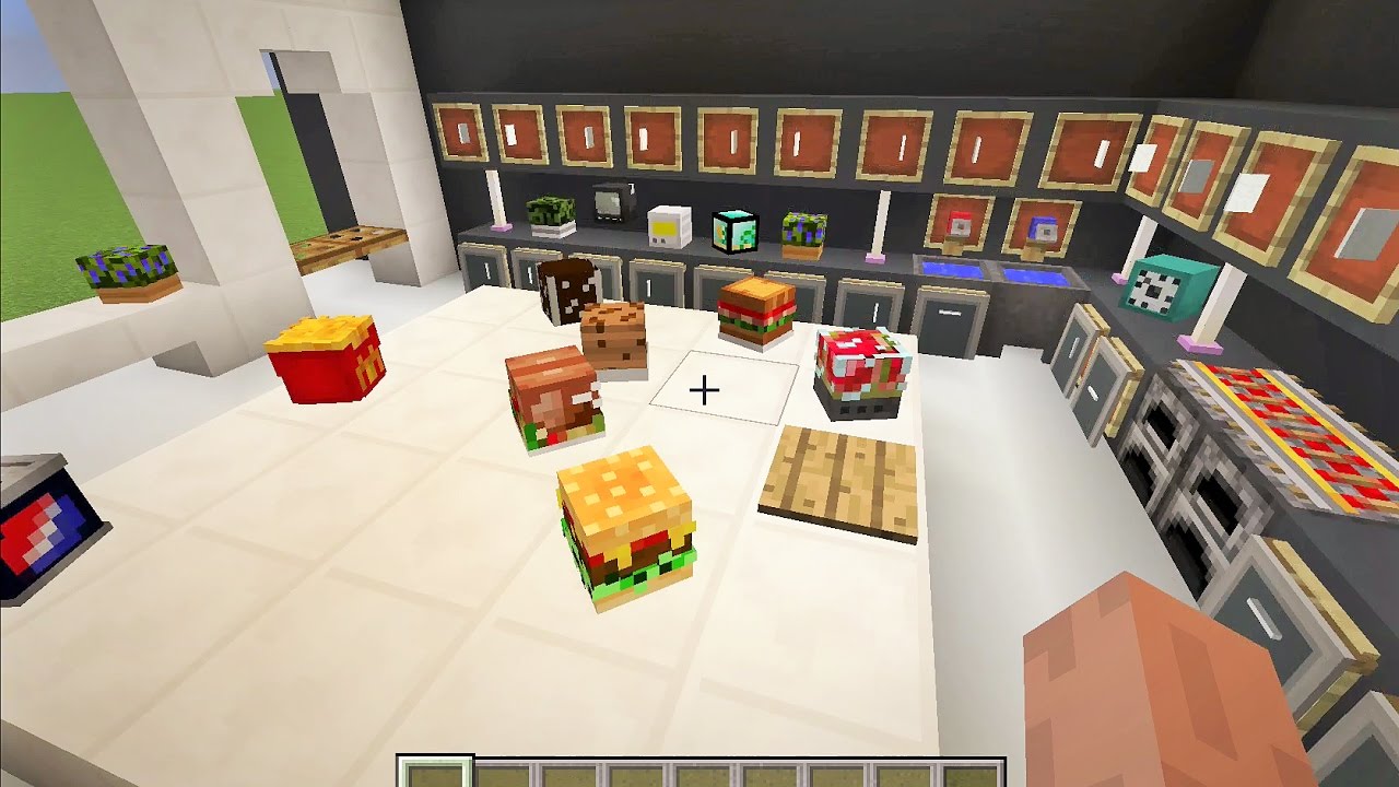 Minecraft Room Designs with Custom Heads - YouTube